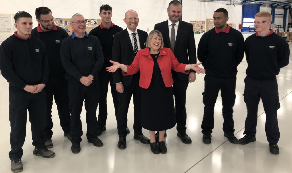 Business Minister opens Senior Aerospace Bird Bellows factory of the ...