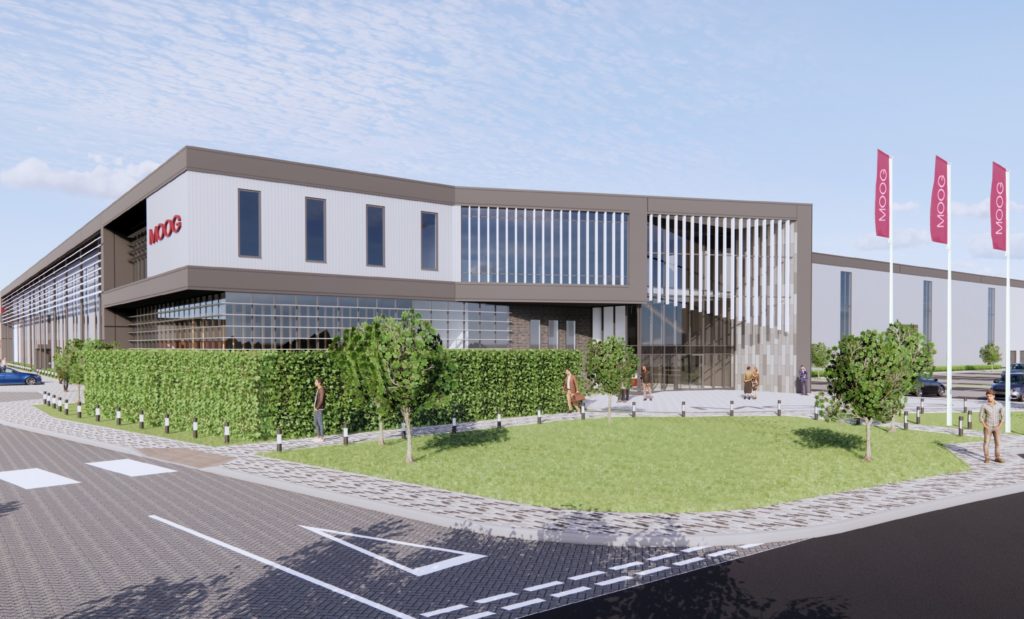 Moog breaks ground on new £40 million Gloucestershire factory - MTDCNC ...