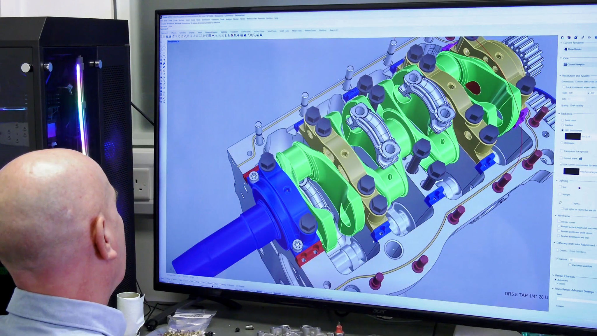 Subcontractor develops road race engine - MTDCNC - The home of CNC ...