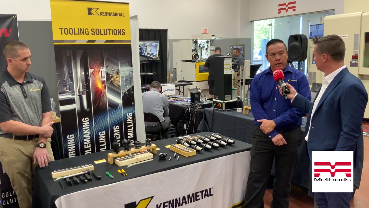 Kennametal high-performance milling demonstrations at Methods Open House - MTDCNC - The home of ...