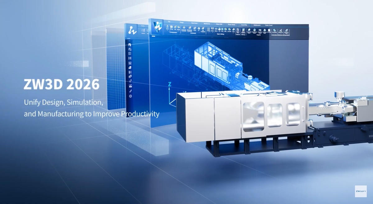 ZWSOFT Unveils ZW3D 2026 with Enhanced Tools for Machinery Design and Faster Workflow Efficiency ...